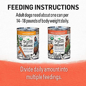 Purina Beyond Natural, Pate, High Protein Wet Dog Food Variety Pack, Organic Chicken Recipes - (2 Packs of 6) 13 Oz. Cans