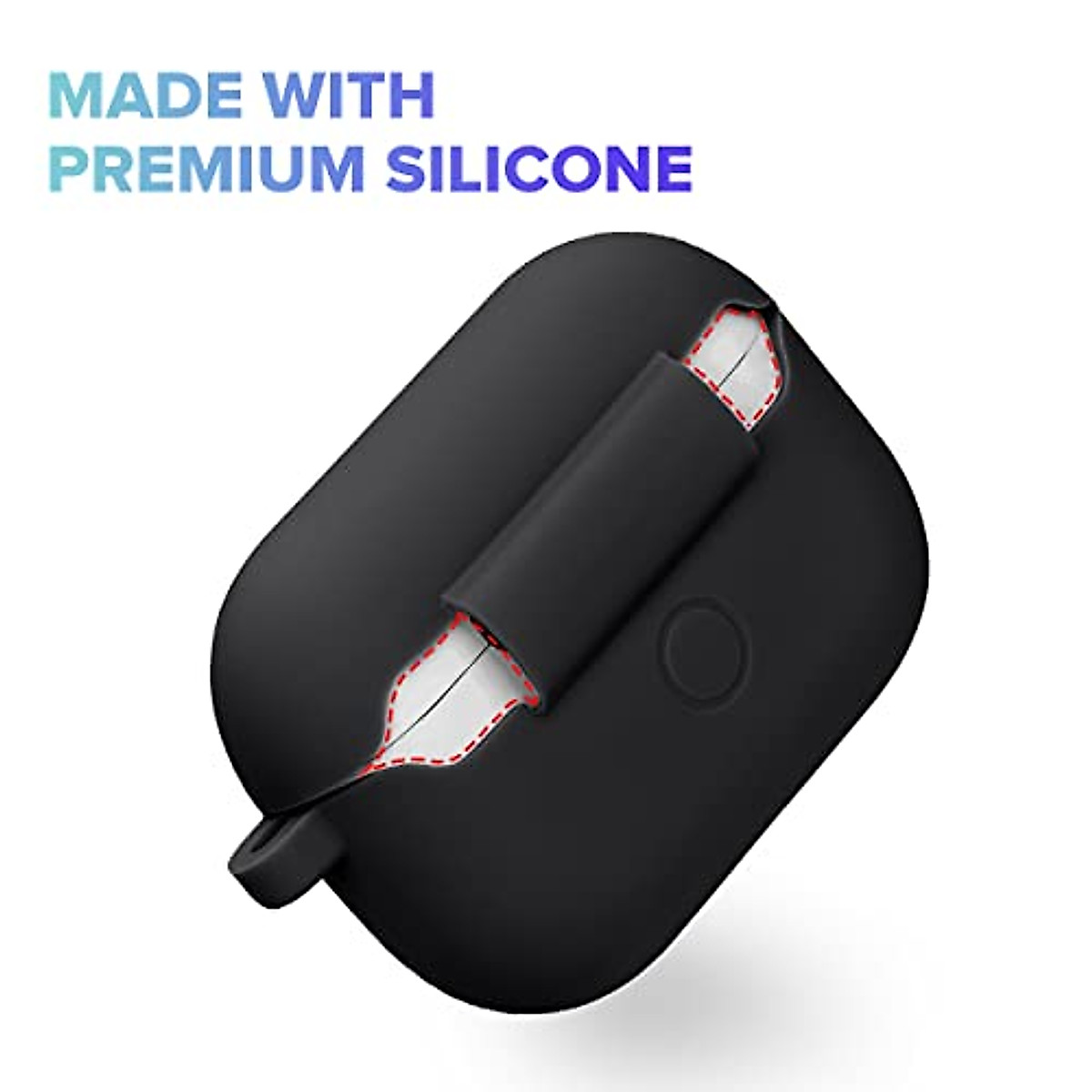 Flocute Silicone Case Compatible with AirPods Pro Silicone Cartoon Case with 3D Baby Funny Cute Cover with Keychain Gift for Women Girls Kids for AirPods Pro ((Monster Baby)