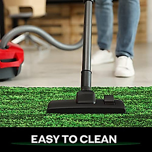 LINLA Garden Front Dog Door Mat for Muddy Paws, 18"x30"- Fake Faux Grass & Super Absorbent Fibers for Dirt Trapper, Rubber Non-Slip, Perfect Rug for High Traffic Entryways, Green