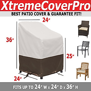 UV-proof Waterproof Furniture Patio Cover 105L x 40W x 35H breathable dust proof sofa table chair storage bar high chair color black 105 inches 40 inches 35 inches