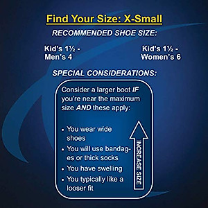 United Ortho Short Air Cam Walker Fracture Boot, Fits Left or Right, Extra Small, Black