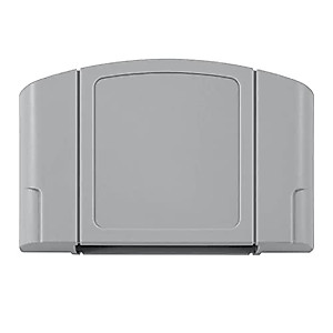 PRYMALL N64 Game Cartridge Shell with Custom Printed Label (Regular, Gray)