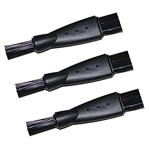 HQRP 3-Pack Cleaning Brush Compatible with Emjoi Erase e6, AP-18, Epi Slim+ e18, AP-18R, e60, AP-18MS, AP-9PB, AP-17L, AY-5, Prestige-21, AP-10LR Epilator