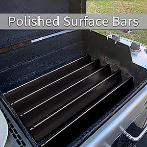 X Home 21.5-Inch Heavier Flavorizer Bars Replacement for Weber Genesis Silver A, Spirit E-210 (Side-Mounted Control), Porcelain-enameled, 5-Pack