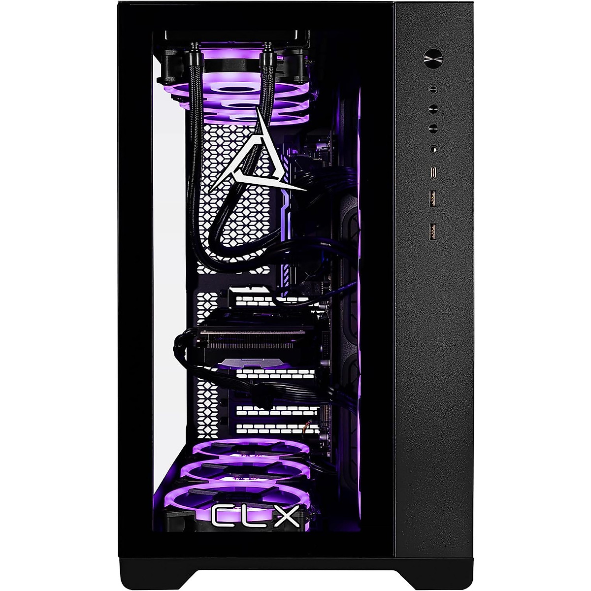 CLX Set Gaming PC - AMD Ryzen 7 7800X3D 4.2GHz, GeForce RTX 4080 Super, 32GB DDR5 Memory, 2TB NVMe M.2 SSD, 6TB HDD, WiFi, Windows 11 Home, Black