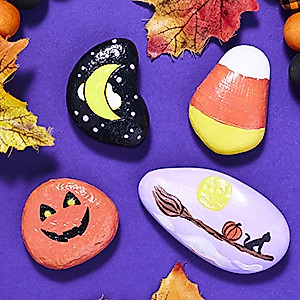 Creativity for Kids Hide and Seek Halloween Rock Painting Kit - Halloween Crafts for Kids Ages 6-8 for Kids, Kids Crafts