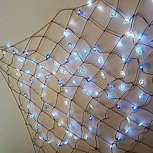 WSgift Sea Glass String Lights, Beach Theme Decorative Lights 19 Ft 40 LED USB Plug-in with Remote and Timer for Indoor Outdoor Tent Wedding Nursery Bedroom Party Birthday