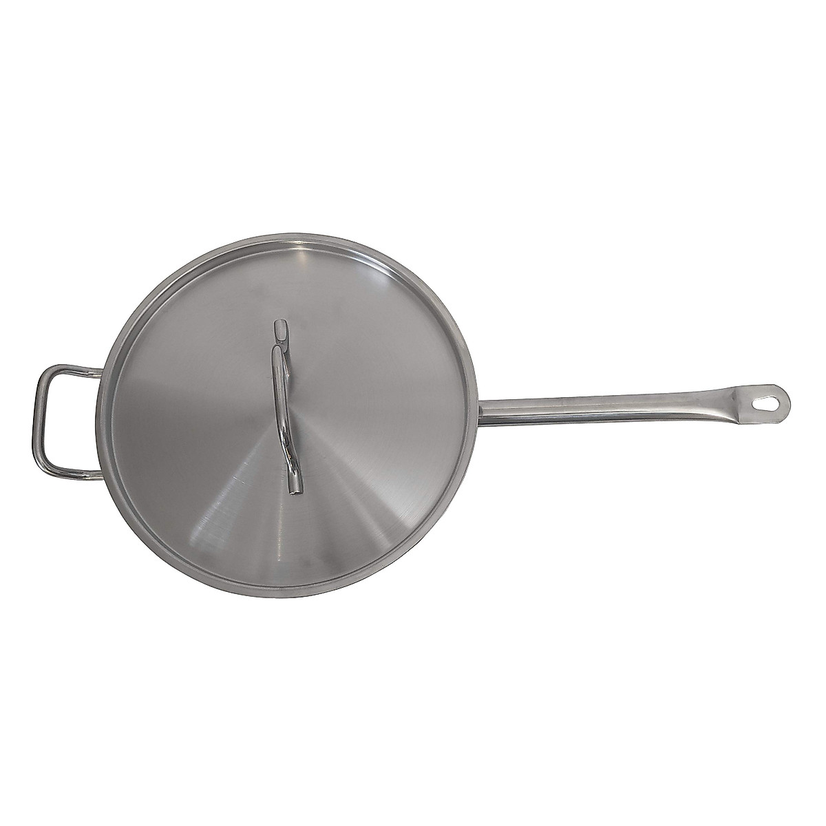 Update International SSAU-7 Saute Fry Pan, 7 quarts, Silver