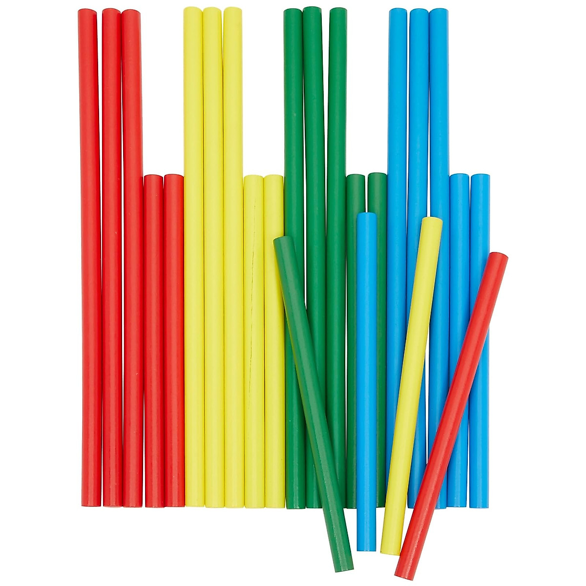 Rhythm Lummi Sticks for Kids, Toddler Music Toys, 11.75 in, 7.9 in (24 Pieces)