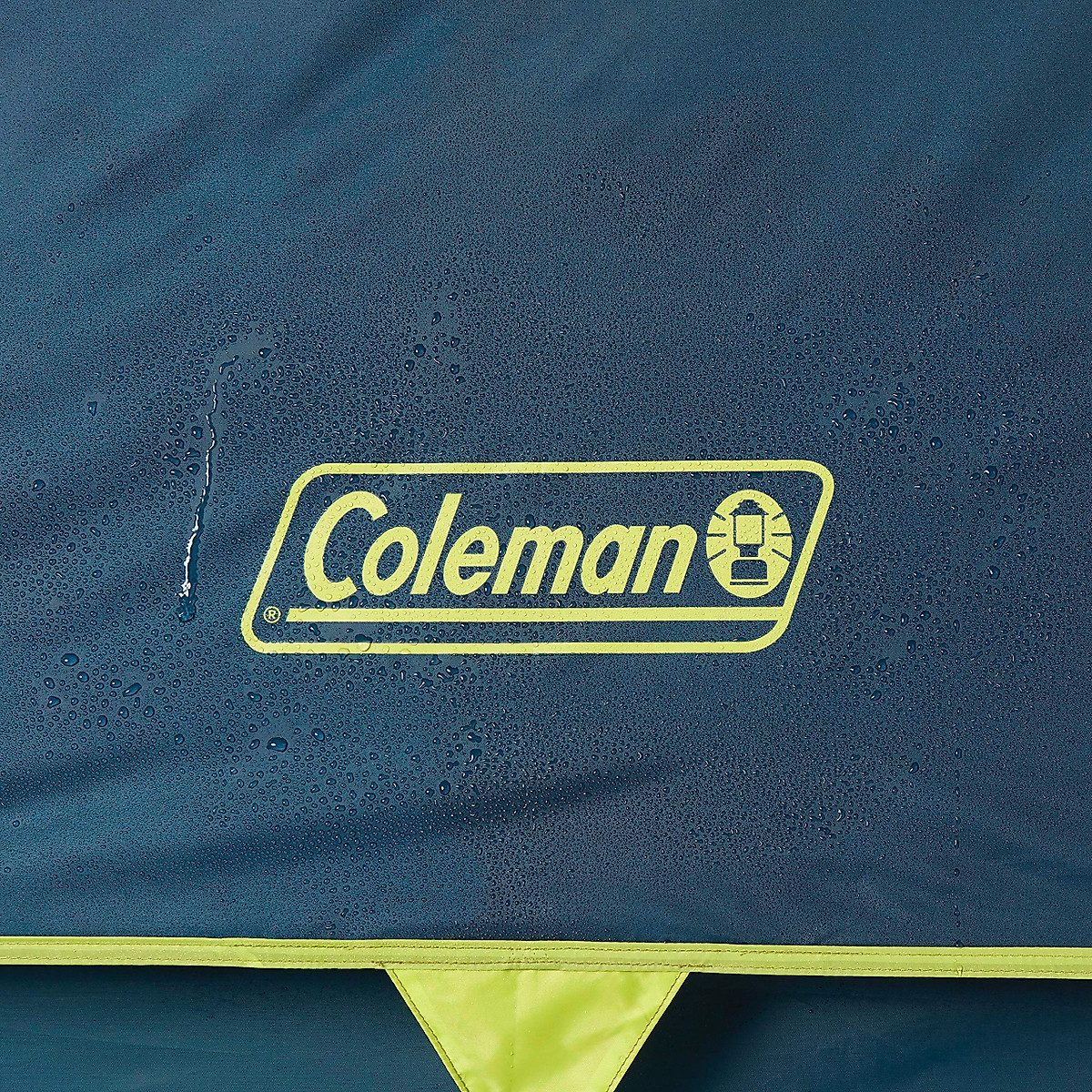 Coleman Camping Tent | 6-Person Dark Room Dome Camping Tent with Fast Pitch Setup, Blue