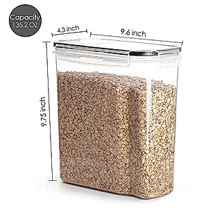 Vtopmart 4 Pcs Cereal Storage Containers and 24 Pcs Food Storage Containers Bundle