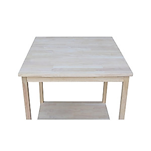 International Concepts Table For Connecting Desks, Unfinished