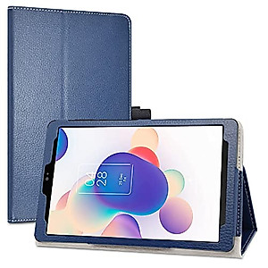 JRTAL Compatible with TCL TAB 8 LE Case/TCL TAB 8 Plus Case/TCL TAB 8 WiFi Case,PU Leather Slim Folio Stand Cover for 8" TCL TAB 8 LE 9137W/TCL TAB 8 Plus 9138S/TCL TAB 8 WiFi 9132X1,Blue