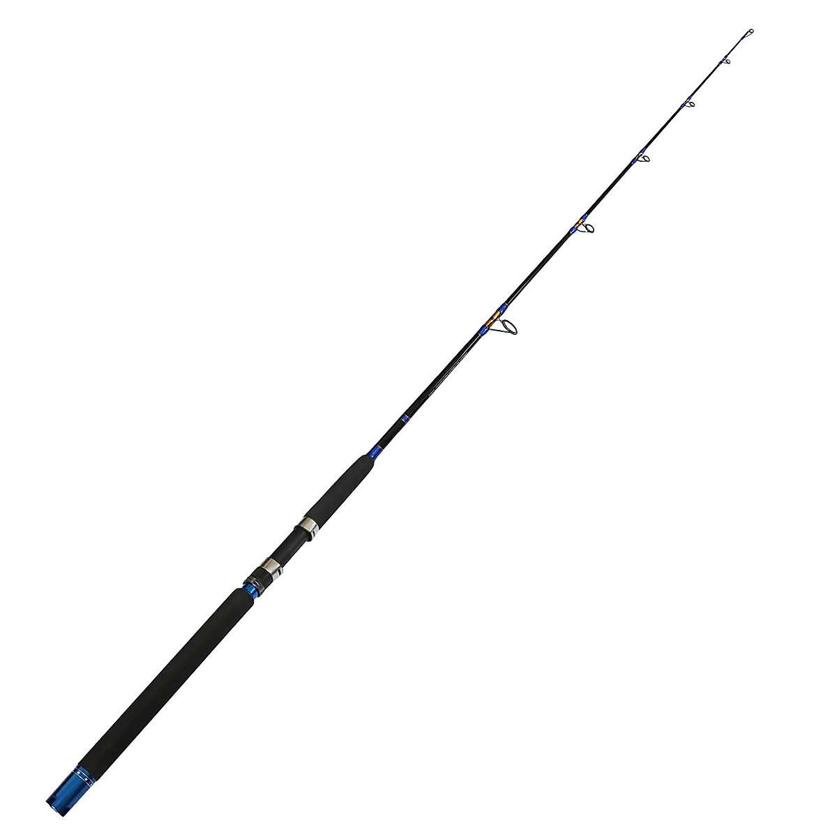 Fiblink Jigging Spinning Rod 1-Piece Saltwater Fishing Jigging Jig Rod (50-80lb,6-Feet,Heavy)