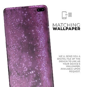 DesignSkinz Glowing Hot Pink V2 Orbs of Light Protective Vinyl Decal Wrap Skin Cover Compatible with The Samsung Galaxy S20 (Screen Trim & Back Glass Skin)