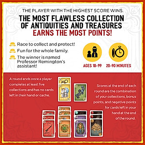 Antiquity Quest | A Set Collection Game from The Creators of Cover Your Assets & Skull King, Grandpa Beck's Games | 2-8 Players 10+