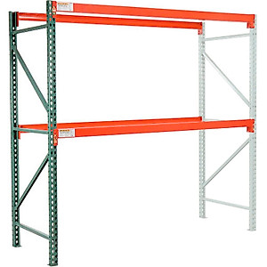 Global Industrial Teardrop Pallet Rack Add-On 120"W x 48"D x 120"H