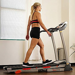Sunny Health & Fitness Folding Incline Treadmill With Tablet And Device Holder - SF-T4400