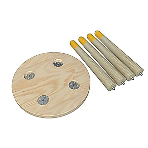 THE OVI FAMILY Kid’s Stool -12 inch Non-Slip Folding Step Stool,Wooden Chair, Lightweight Assembled Four-Legged Sitting Stool- Kitchen,Bathroom, Bedroom, Classroom, Playroom (Lion)