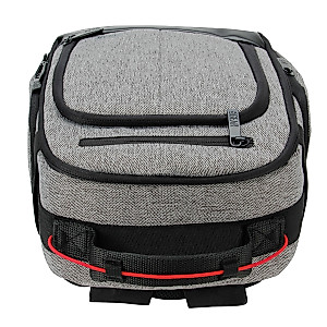 USA Gear Drone Backpack - Drone Case Compatible with DJI Mavic Pro 3, Spark Mini, Ryze Tello, Yuneec Breeze and More - Customizable Interior, Weather Resistant, Storage for Batteries and Accessories