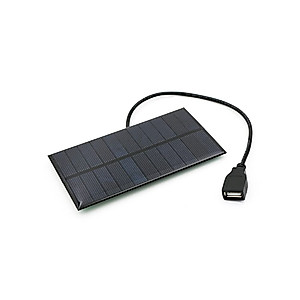 1.65W Solar Charger, 5.5V 300mA USB Portable Solar Panel, Waterproof Solar Phone Charger for Outdoor Survival Camping, Solar Bank for Smart Phone, 1pcs/3pcs
