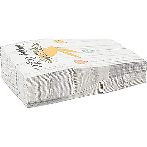 BLUE PANDA Rustic Spring Gift Bags for Easter Party Favors, Goody Bags for Kids (36 Pack)