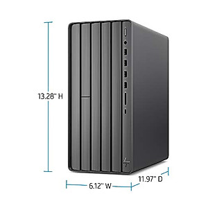 HP Envy Desktop Computer, NVIDIA GeForce RTX 2060, Intel Core i7-10700, 16 GB RAM, 1 TB SSD Storage, Windows 11 (TE01-1050, 2020 Model)