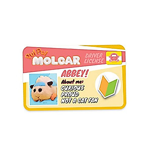 MGA Entertainment Pui Pui Molcar 11-Inch Abbey, Ultrasoft Stuffed Animal Medium Plush Toy, Gift for Kids Girls Boys Collectors Ages 3 4 5 6 7+