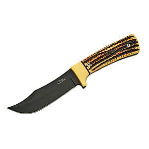 SZCO Supplies Faux Stag Hunting Knife