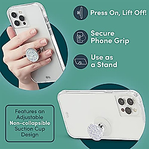 Case-Mate - Minis - Phone Grip - Cell Phone Holder - Suction Cup Cell Phone Stand [Removable For Wireless Charging] For iPhone 14 Pro Max/ 13 Pro Max/ 12 Pro Max/ S23 Ultra/ Pixel 7 - Twinkle Stardust