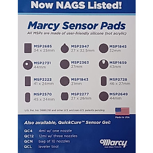 Marcy Adhesives Auto Rain Sensor Replacement Pad/Lens for Chevy, GM Nissan, Infiniti
