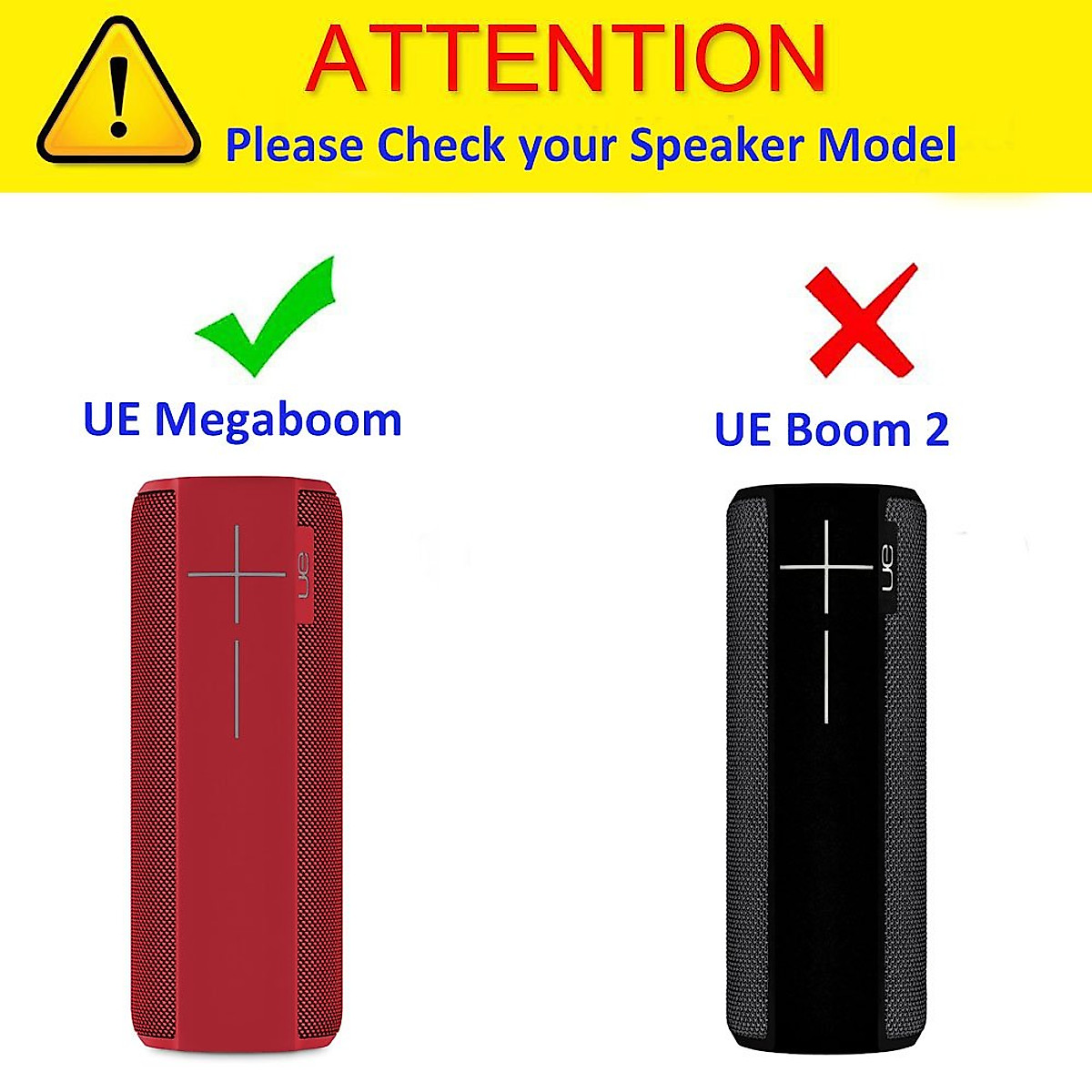 khanka Hard Travel Case Replacement for UE MEGABOOM Portable Waterproof & Shockproof Bluetooth Speaker