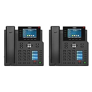 Fanvil X5U 2-Units High-End IP Phone 16 SIP Lines Dual Gigabit Port PoE Integrated