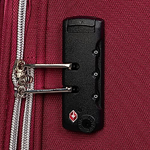 it luggage Expectant 32" Softside Checked 8 Wheel Expandable Spinner, Red