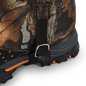 Gaiters Waterproof Snow Gaiters Legging Leg Cover Wraps for Hiking Climbing Outdoor (Camouflage Forest, XL)