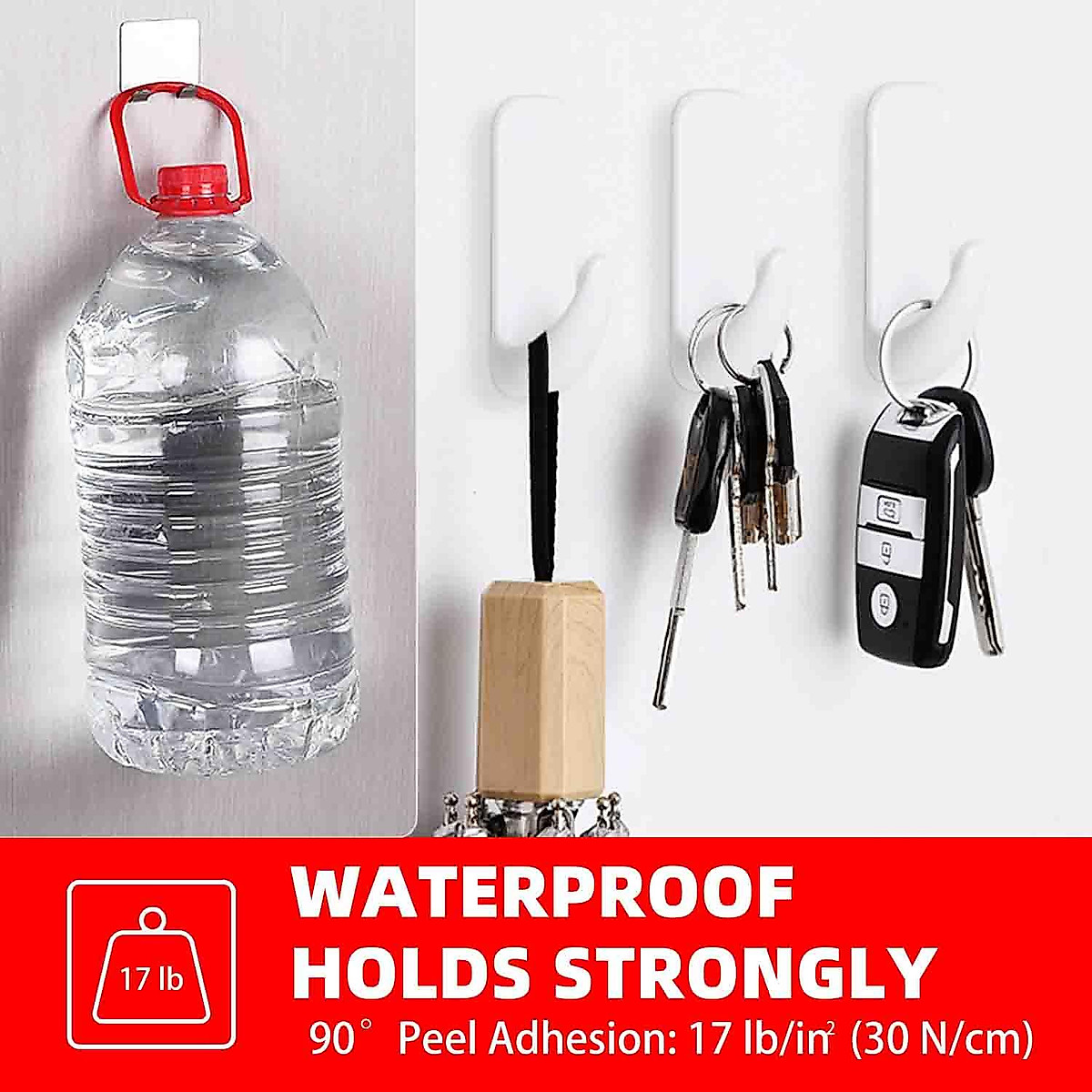 Double Sided Tape Heavy Duty Mounting Tape Strong Adhesive Tape Waterproof Foam Tape Picture Hanging Strips Carpet Tape Rug Gripper for LED Strip Light Indoor and Outdoor (2in X 10ft)