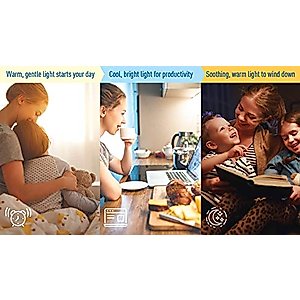 Cree Lighting Connected Max Smart Led Bulb A21 100W Tunable White + Color Changing, 2.4 Ghz, Compatible With Alexa And Google Home, No Hub Required, Bluetooth + Wifi, 5Pk