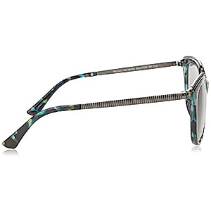 Sofia Vergara x Foster Grant Women's Margarita Full Lens SunReaders Cat-Eye Reading Glasses, Milky Blue Tortoise, 55 mm + 1.75