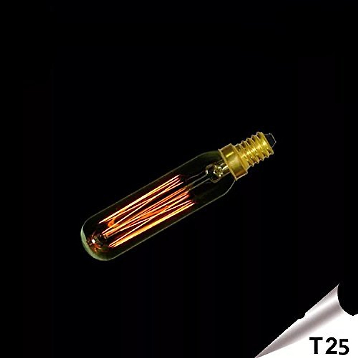 T25/T28 Candelabra Vintage Bulbs,Incandescent Filament Light Bulb,E12 Candelabra Base(40W),Light Bulbs 110-130V (40)
