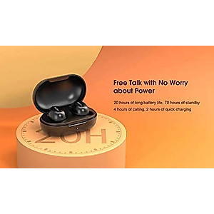 Edonka T9 True Wireless Earbuds with Charging Case, TWS Bluetooth 5.0 Headphones Stereo in-Ear for Running Sport