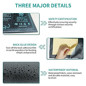 GOLOPET Reptile Heating Pad- 6X8 Inch 8W Heating Pad for Reptile Tank(10-20gal),Warmer Reptile Heat Mat for Hermit Crab, Turtles, Lizards, Frogs, and Other Reptiles