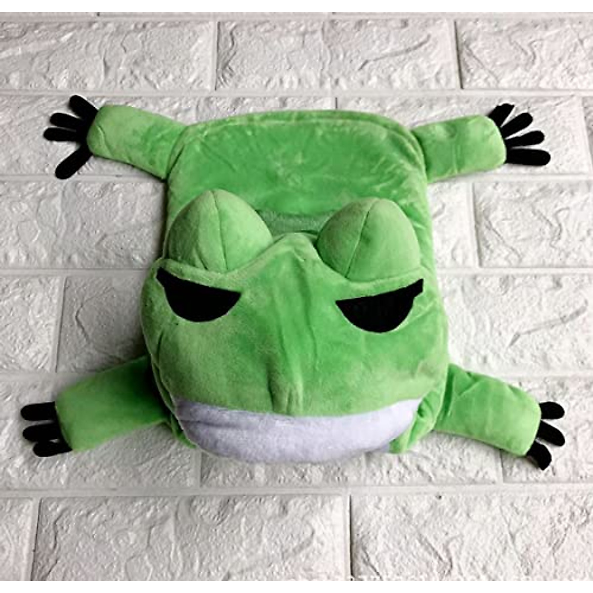 ChezAbby Funny Frog Dog Cat Costumes Pet Halloween Christmas Cosplay Clothes Adorable Flannel Kitten Outfits Clothes Soft Velet Puppy Apparel Fleece Doggie Sweater Warm Cat Coat