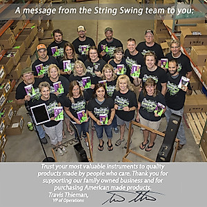 String Swing Premium Guitar Wall Mount - Holder for Electric Acoustic and Bass Guitars - Stand Accessories Home or Studio Wall - Musical Instruments Safe Unique Hand Selected Black Walnut CC01K-BW