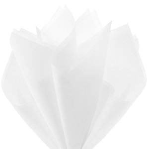 Hallmark Bulk White Tissue Paper (100 Sheets) for Birthdays, Christmas, Graduations, Gift Wrap, Crafts, DIY Paper Flowers, Tassel Garland, Gift Baskets