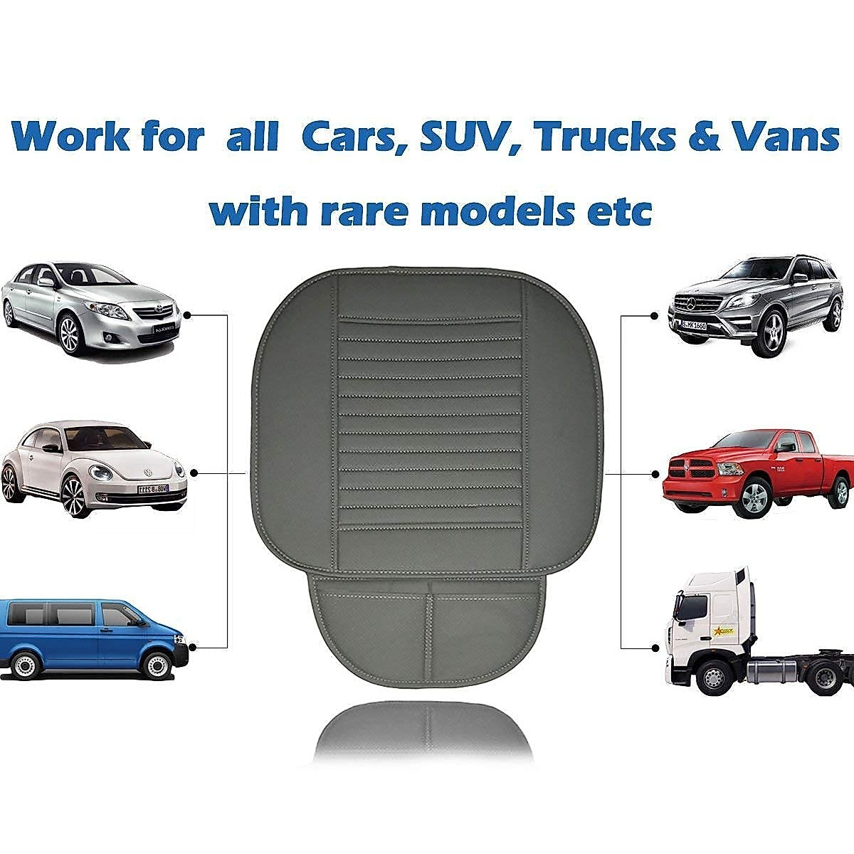 Big Ant 2 Pack Car Seat Cushion and Back Seat Cover for SUV Truck Van Sedan