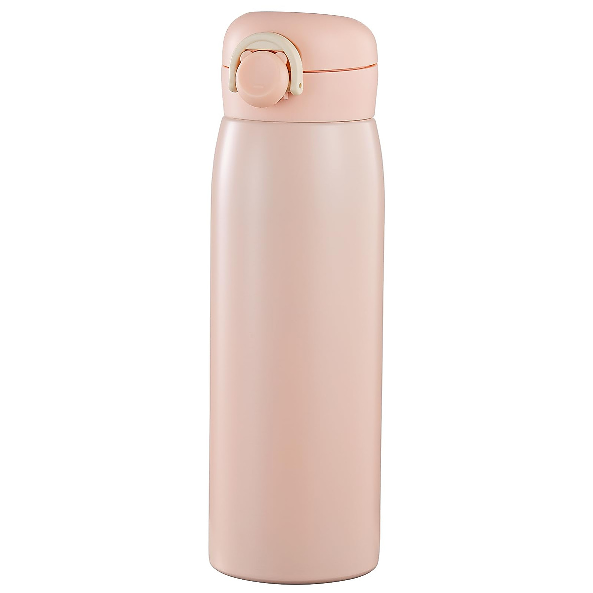 Jocoiot 17 oz Water Bottle Stainless Steel Thermos - Insulated Vacuum, Leak Proof, Keeps Drinks Hot/Cold - Ideal for Coffee, beverage, Water - Pink
