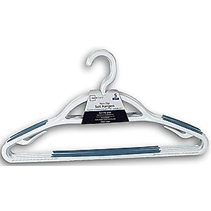 Mainstays Non-Slip Suit / Swivel Hanger, 5-Pack