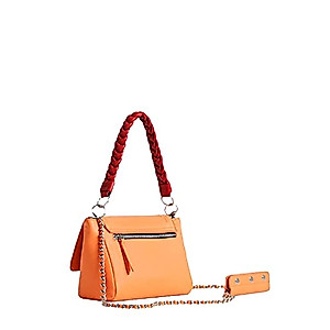 Desigual woMens Casual Across Body Bag, Orange, U US