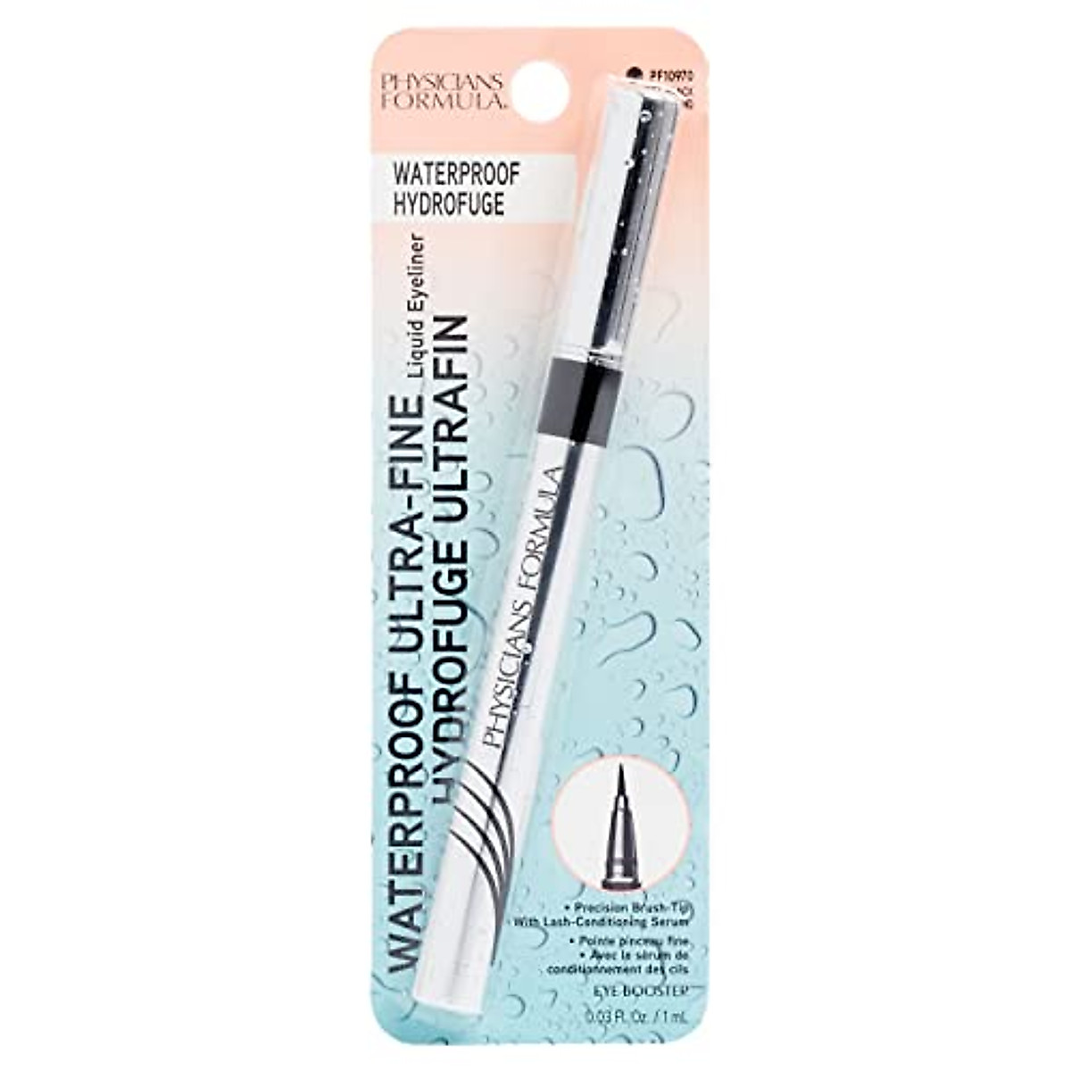 Physicians Formula Eye Booster, Lash-Enhancing 2-in-1 Eyeliner Serum, Dermatologist Approved, Hypoallergenic, Cruelty-Free & Vegan - Blackest Black
