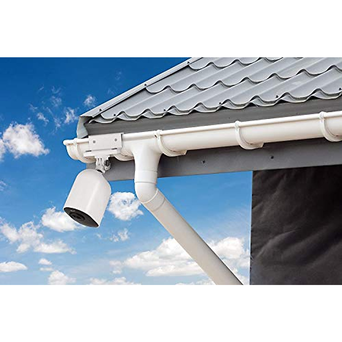 Wasserstein Weatherproof Gutter Mount Compatible with Arlo Pro/Pro2/Pro3/Pro4, Arlo HD, and Arlo Ultra/Ultra 2 - Greater Height for Your Arlo Cameras (2-Pack, White)